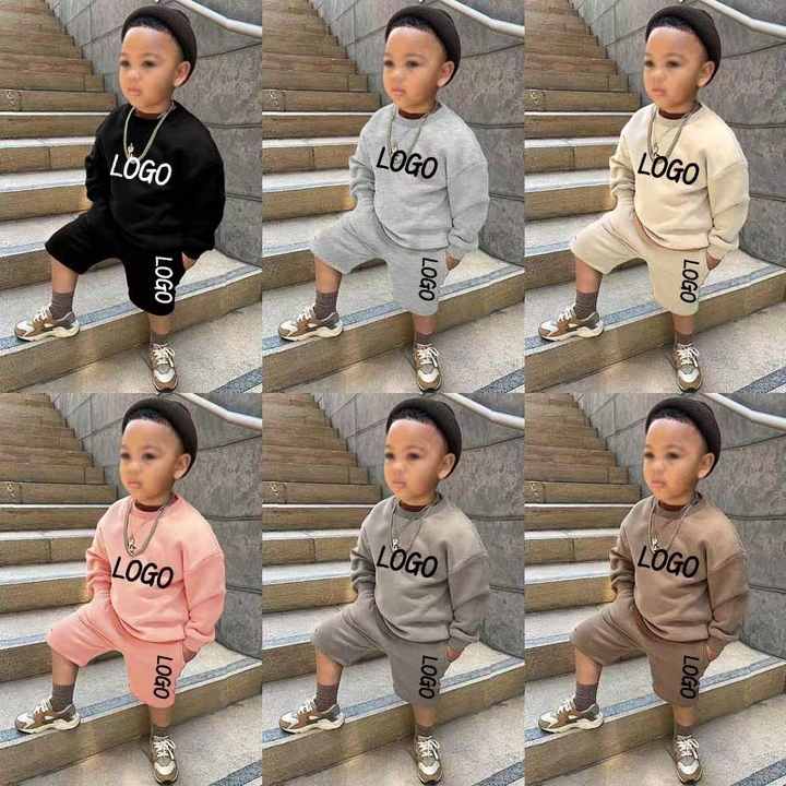 Conyson Autumn Toddler Kids Jogging Suits Custom Logo Jogger Kids ...