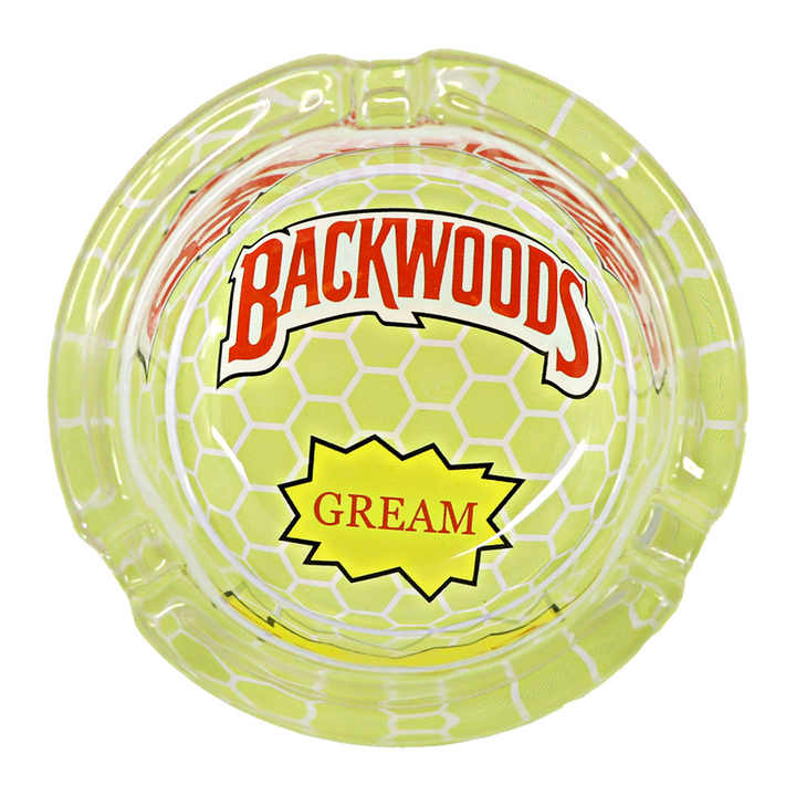 High Quality 82mm Crystal Glass Ashtray Custom Logo Backwoods Printing ...