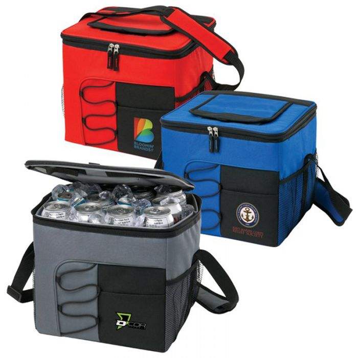 Custom Printed Rigid 24 Can Insulated Cooler Bag Heavy Duty Large ...