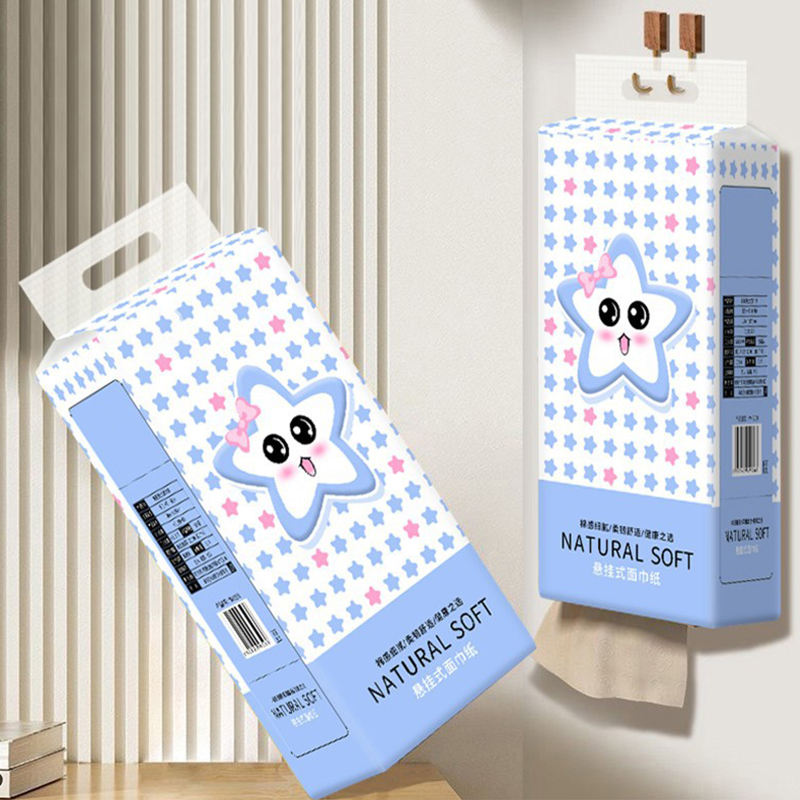 3Ply Virgin Wood Pulp Wallet Tissue Hanging Facial Tissue Paper Premium ...