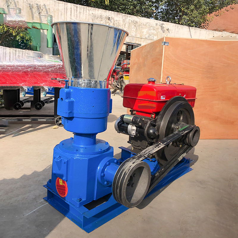 160-Type Diesel Engine Powered Small Livestock Feed Pellet Mill Animal ...