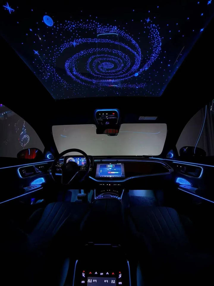 Panoramic Skylight Starry Sky Film Light Lines Ambient Light for ...