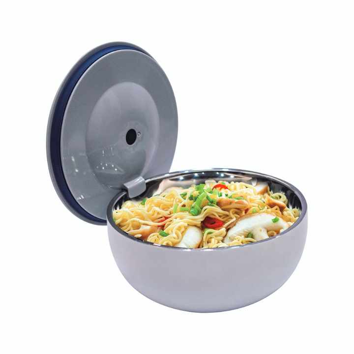 Food Keep Warm Stainless Steel Insulated Serving Bowl With Lid Vacuum ...