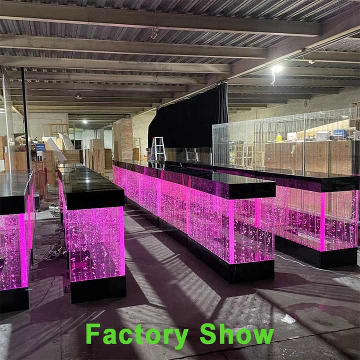 LED Bar Counter for Home Decor - Modern Dancing Water Bubbles