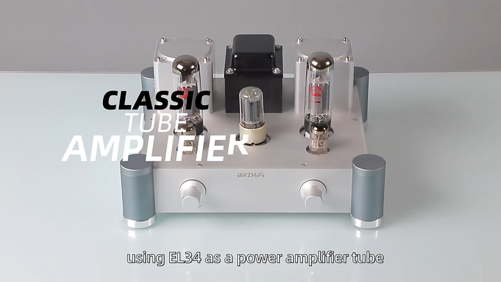 Brzhifi A20 All Aluminum El34 Tube Hifi Stereo Amplifier