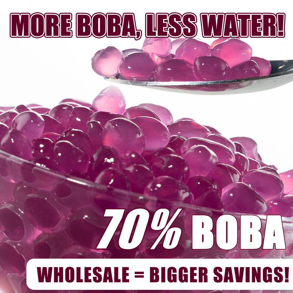 Best Value Manufacture Agar Ball Beverages Grape Flavor Crystal Boba ...
