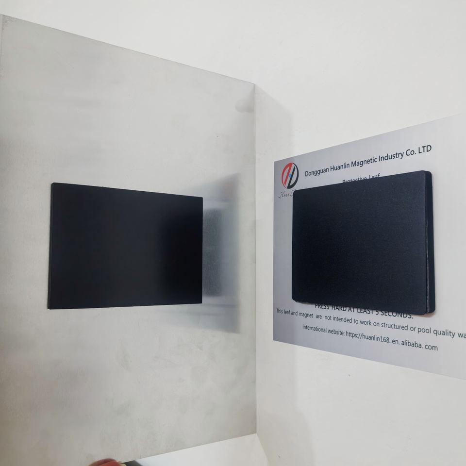 Aluminum Frame Magnetic Sticker Plate Rubber Flexible Adhesive Magnet ...