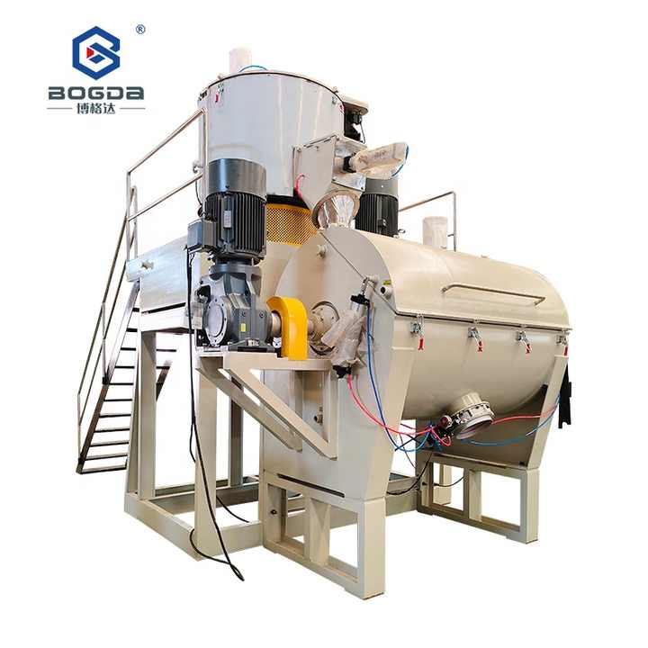 BOGDA High Speed Vertical Type Plastic PP PE PVC Hot and Cooling Mixer ...