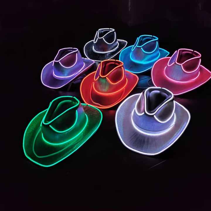 Colorful LED Light up Hat - Perfect for Halloween & Parties