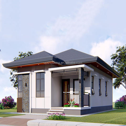 2 Bedroom Prefabricated Concrete Family Home 1 Storey Double Sloop ...