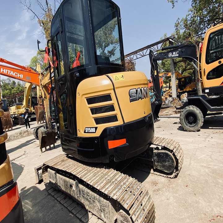 sany small size earth moving machine SY50C 5ton mini excav sany50c in ...