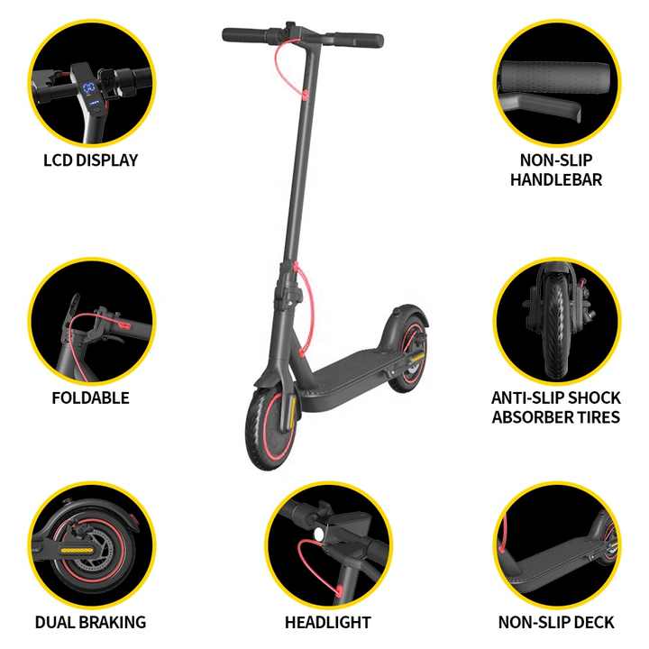 Fast, Foldable, and Smart - 36V Electric Scooter for Adults