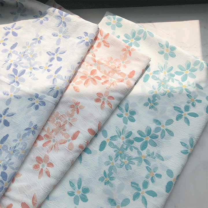 Custom 50D 75D Shifon Fabric 100% Polyester Premium Floral Printed ...
