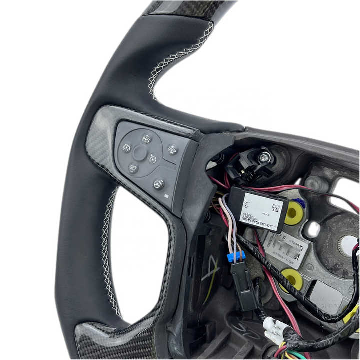 Real Carbon Fiber Steering Wheel for Chevrolet Silverado Custom Car ...