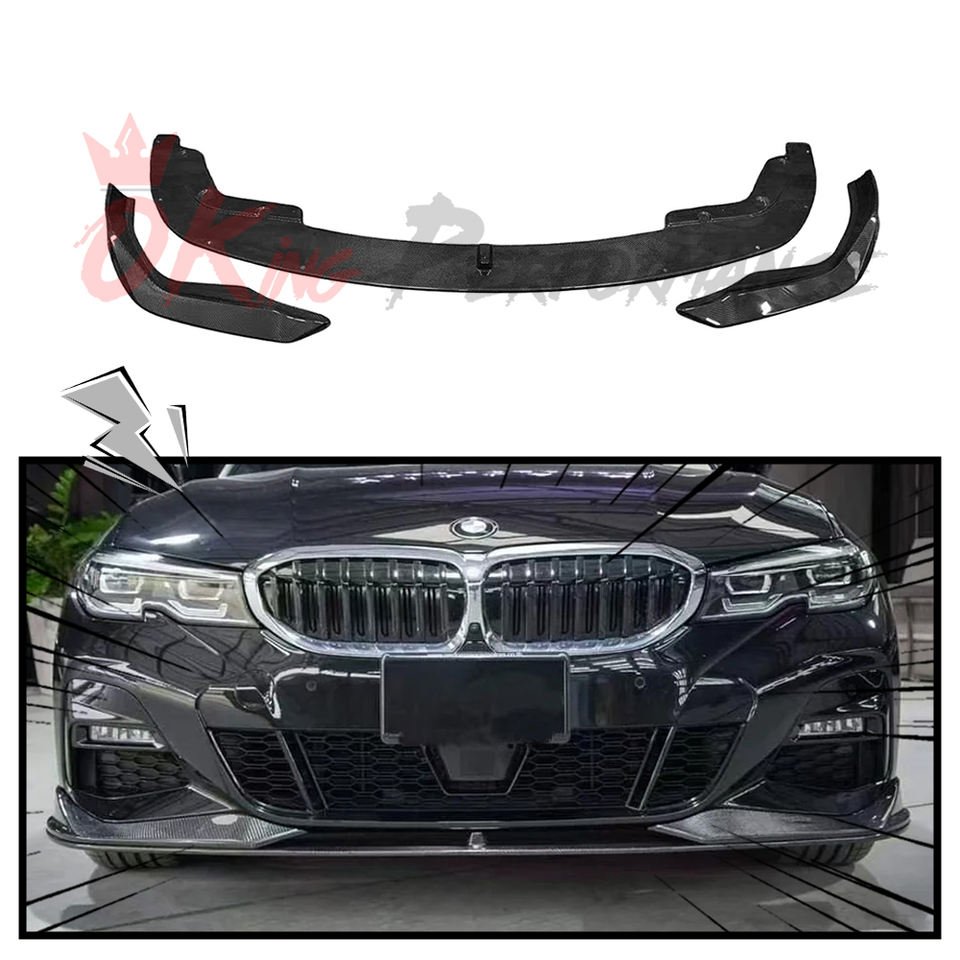G20 AC Style Carbon Fiber Front Lip for BMW 3 Series G20 2019-2022 ...
