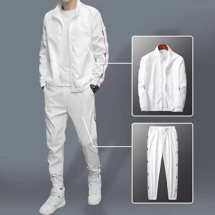 Clothes Men Style Wholesale Sweatsuits Windbreaker Set Unisex Custom ...