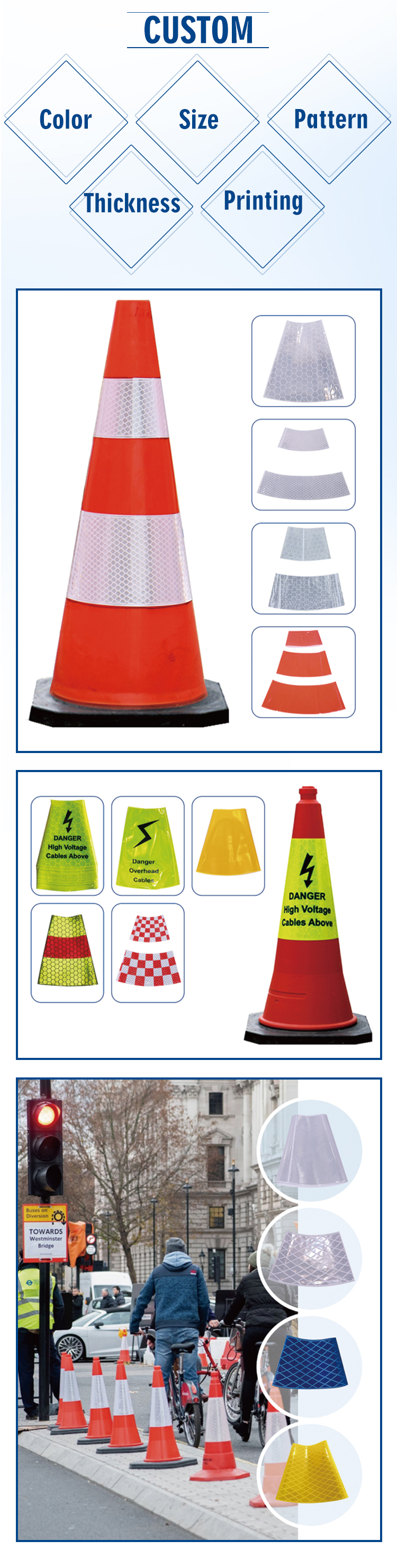 China Reflective Sticker For Traffic Cone Manufacturers & Suppliers ...