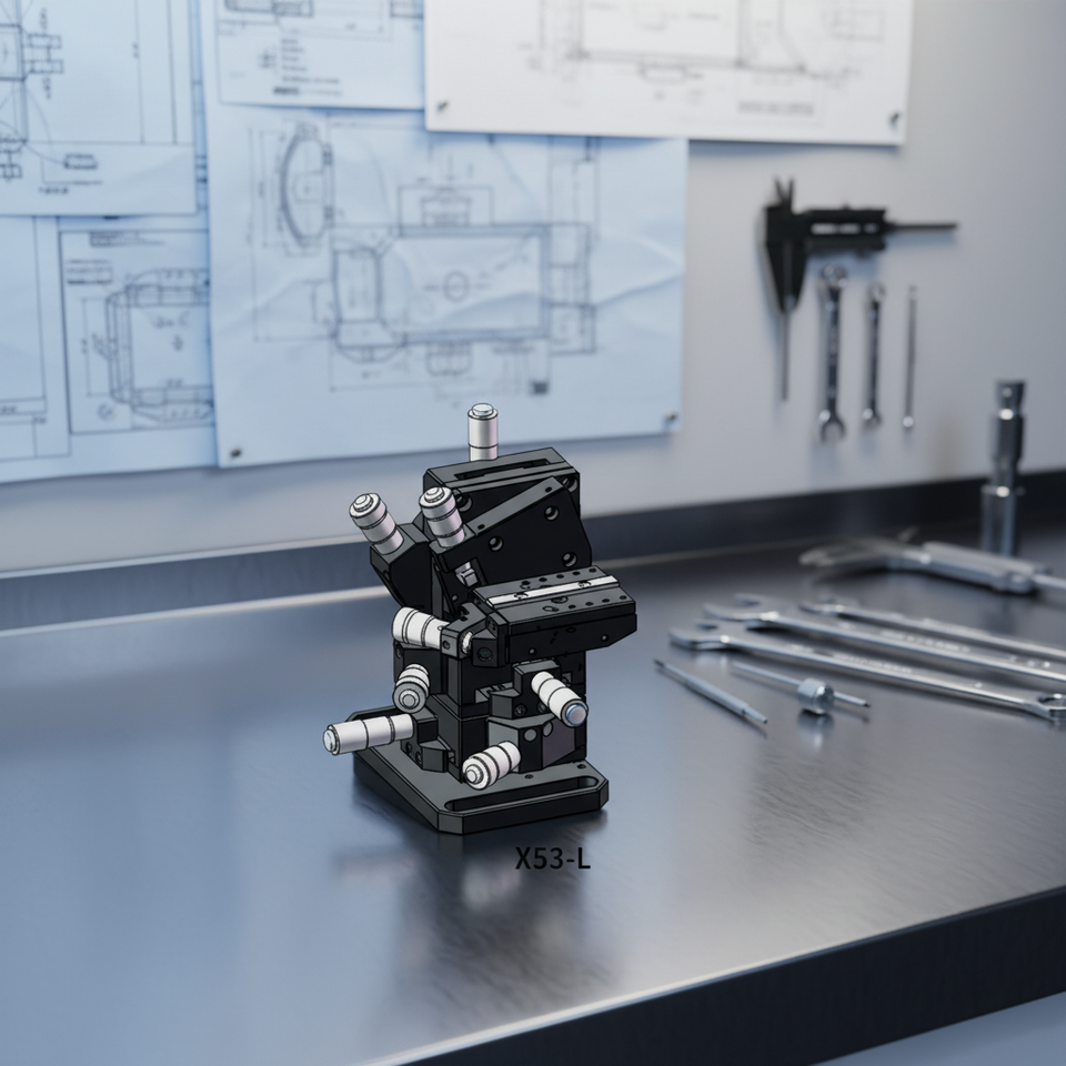 High Precision 6-Axis Manual Positioning Stage for Nano-Positioning and ...