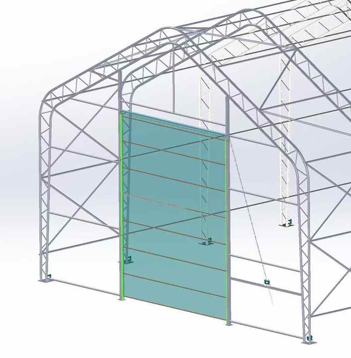 High Quality Steel Frame Container Shelter for Textile Processing ...
