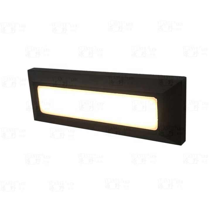 exterior wall stairs lighting integrated flush mounted horizontal long ...