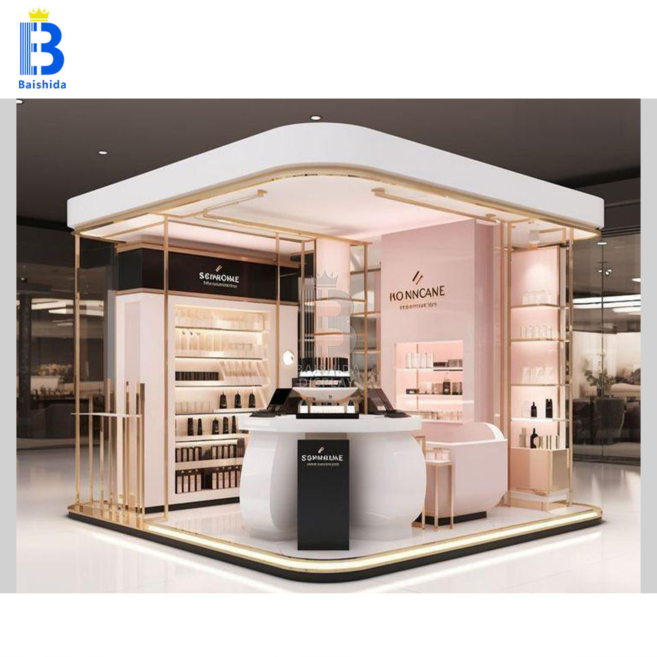 Shop Our Customizable Cosmetics Display Booths for Malls