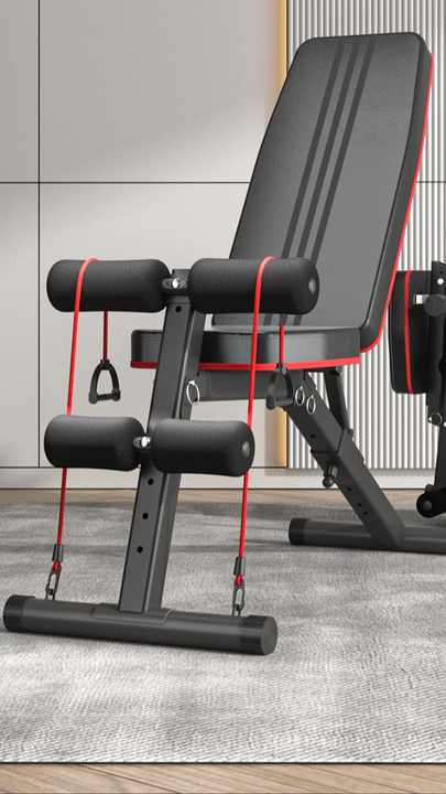Multi Incline Pull Down Chest Fitness Rack Power Flat Dumbbell Workout ...