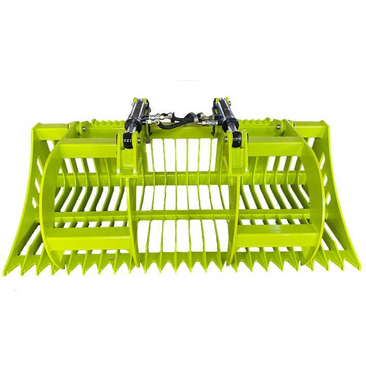 RSBM Skid Steer Hydraulic Grass Grapple Wheel Loader Skeleton Fork ...