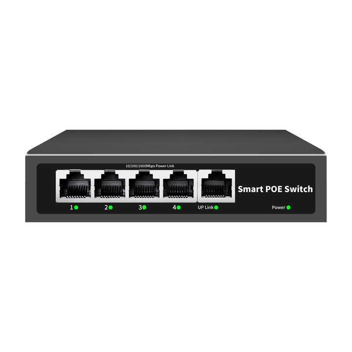 4+1-port Poe Switch - Efficient Network Solution for CCTV