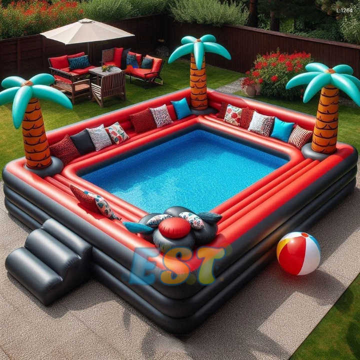 Giant Palm Trees Inflatable Sofa Pools - Perfect for Fun