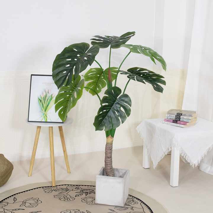 Wholesale 100-190cm Artificial Monstera - Eco-friendly Ceramic Pot ...