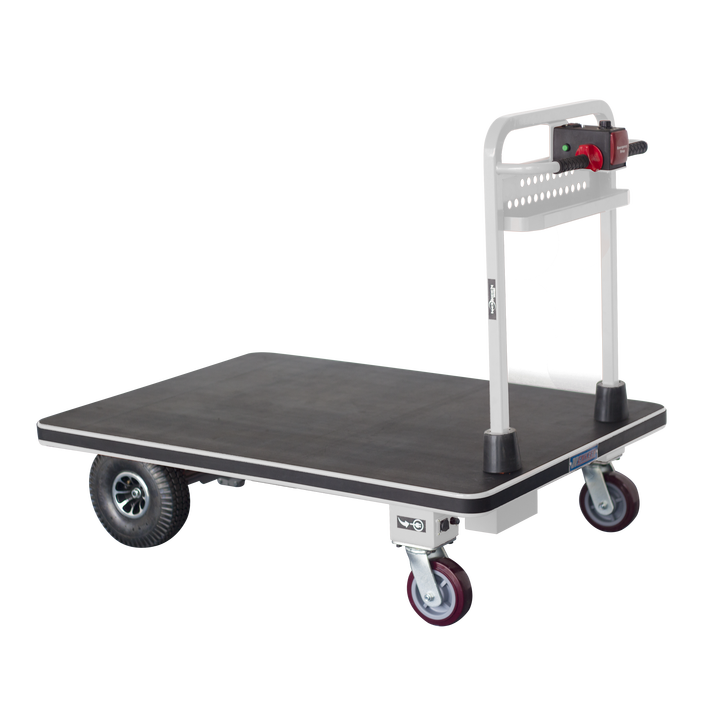4 Wheel Electric Flatbed Truck with Wire Fence Motorized Garden Cart ...