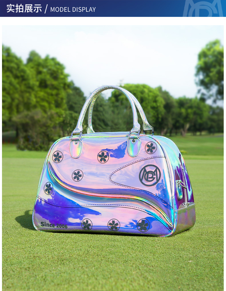 PGM YWB042 TPU golf clothing bag large capacity golf boston bag with shoe-企业官网