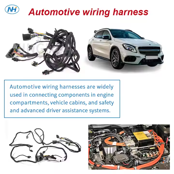 Ninghua Original Car Engine Auto Wire Harness Cable Assembly PTFE/PBT ...