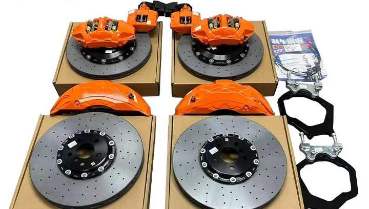 Aplus Universal Carbon Ceramic Brake Disc Caliper Set Big Brake Kit 1 ...