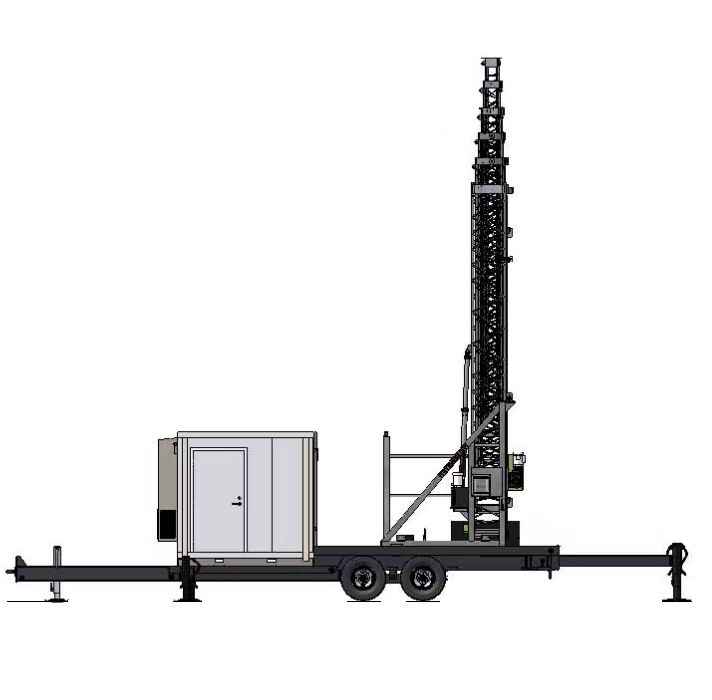 12m Telecommunication Tower - Rapid Deployment & 500kg Payload