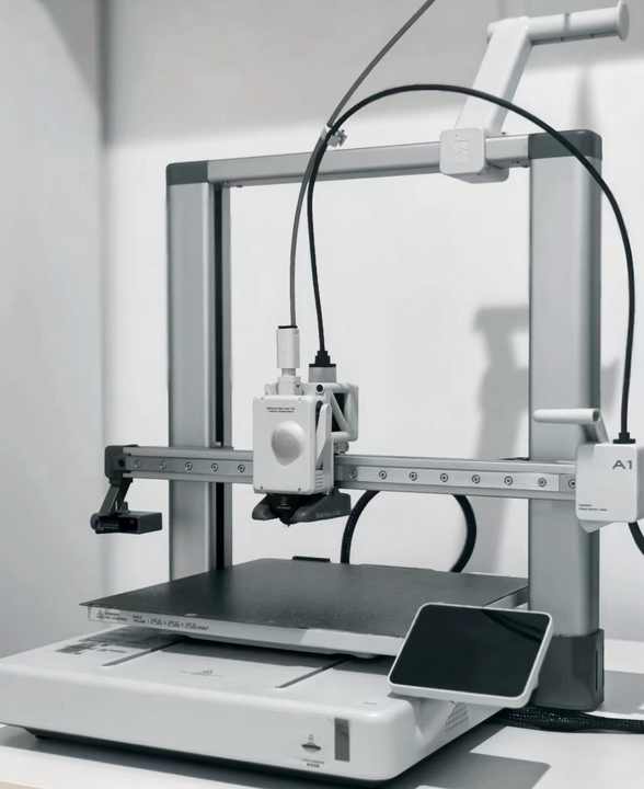 EU Version Bamboo Lab A1 Combo 3D Printer High-Speed Multi-Color AMS ...