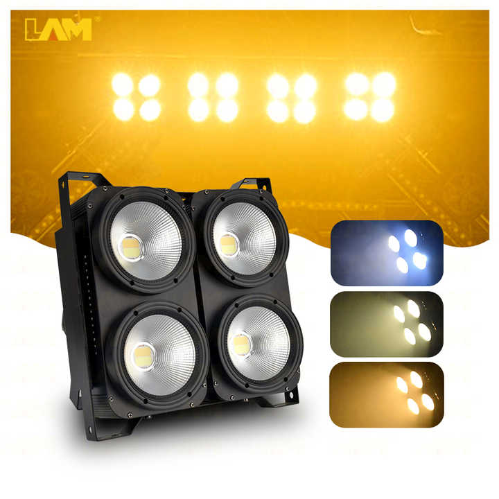 4 Eyes Led Blinder Light - 4x100w COB Warm Cool White 2in1