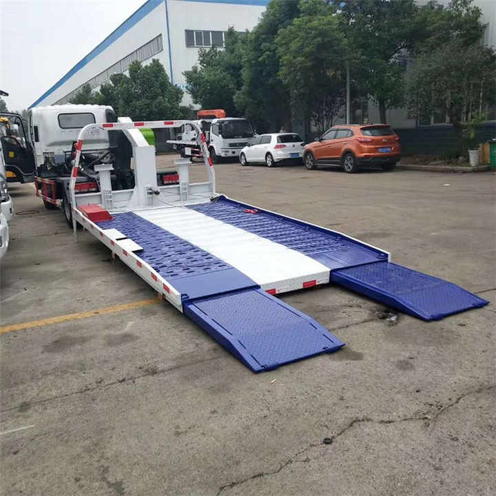4-6 Ton Rollback Slide Flatbed Recovery Vehicle Wrecker