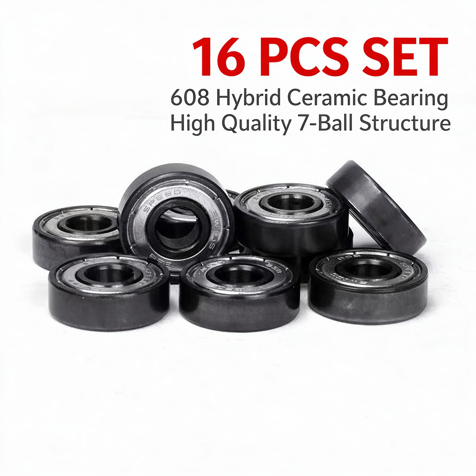 Cheap High Quality 7 Ball 608 Hybrid Ceramic Bearings for Skateboard ...