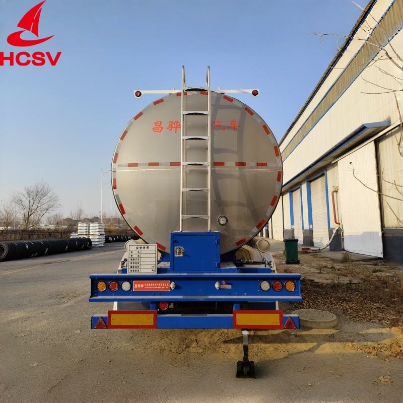 Double Layer Insulated Stainless Steel Tank Semi Trailer for General ...