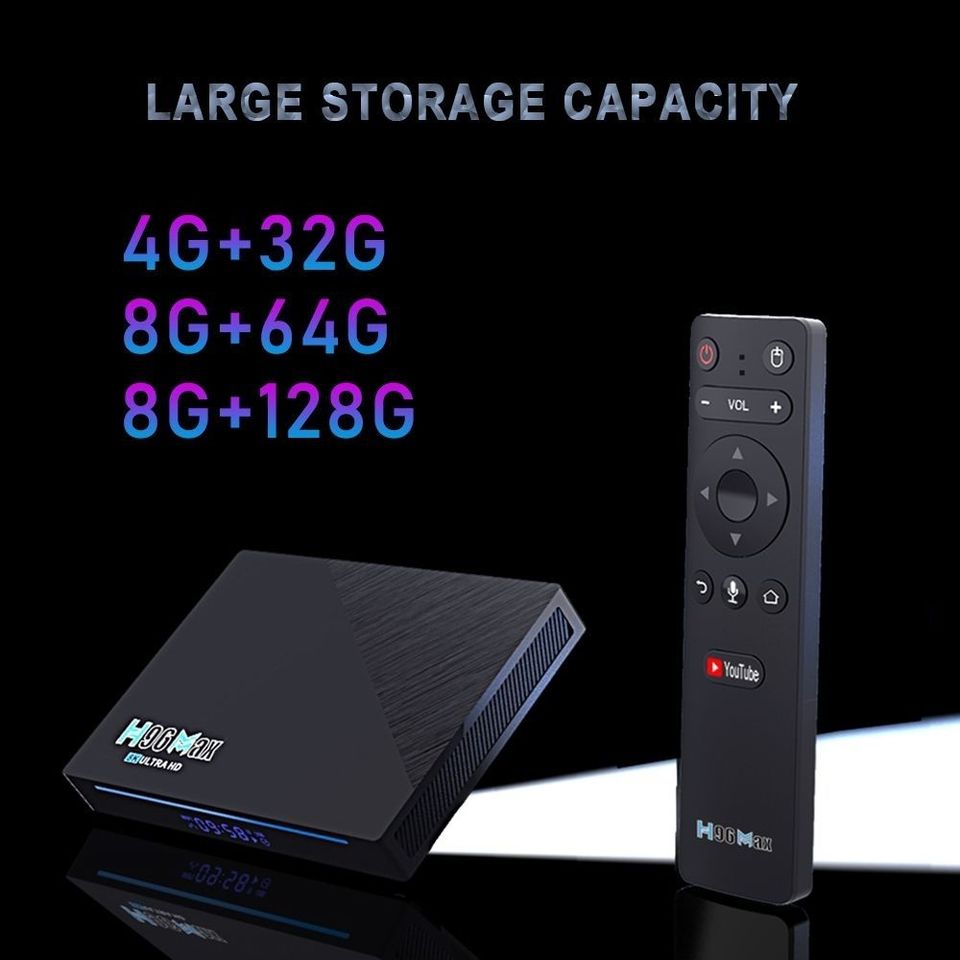 Hutron Allwinner H618 Quad Core Android TV Box 5G Dual Band WiFi HDR10 ...
