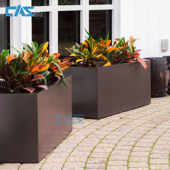 Large Commercial Grade Aluminum Planter Box - Rust-Proof & Weather ...