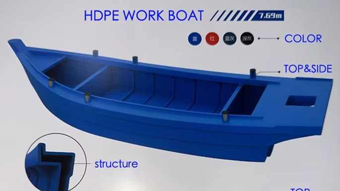 22ft HDPE Sea Farming Work Boat / Farming Boat / Cargo Boat| Alibaba.com