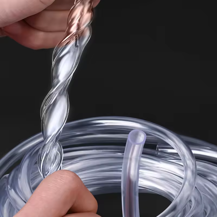 Flexible Transparent Plastic Pvc clear Braided Hose Tube/clear Vinyl ...