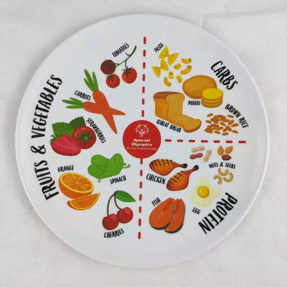 Adult Fitness Bariatric Plate - Sustainable Melamine Dish
