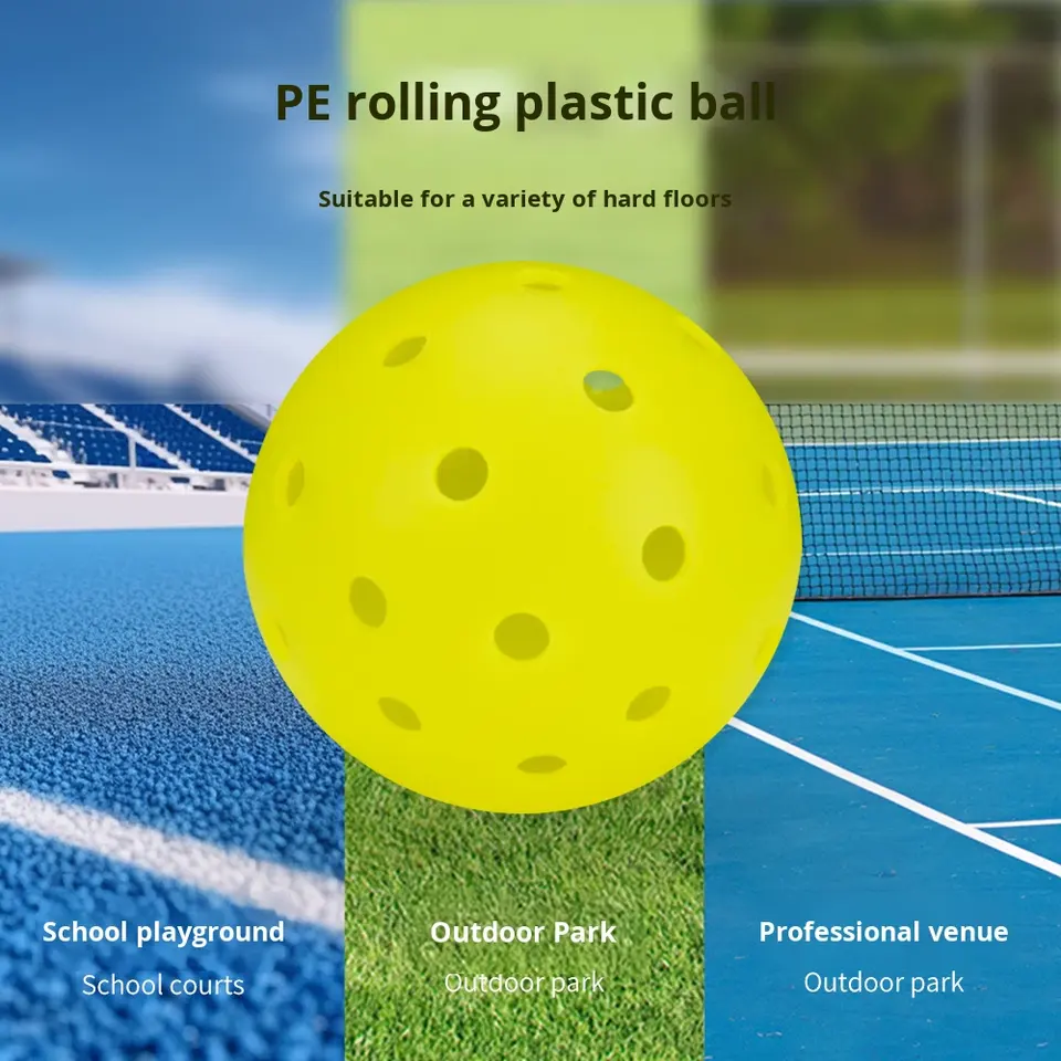 Wholesale Pickleball Injection Molding Rotomolded Indoor Balls 26 Holes ...