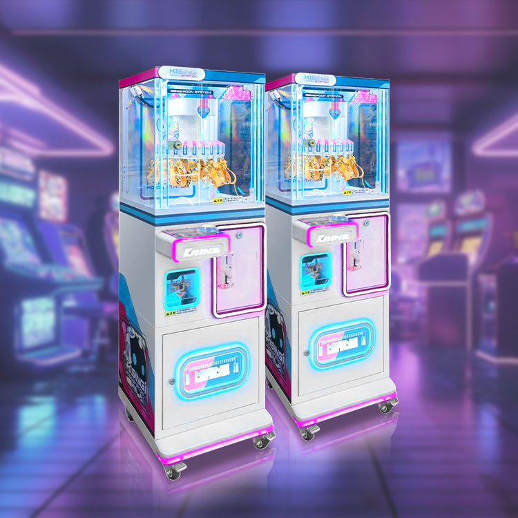 Kising Hot Selling Coin Operated Clip Clamp Prize Game Machine for ...