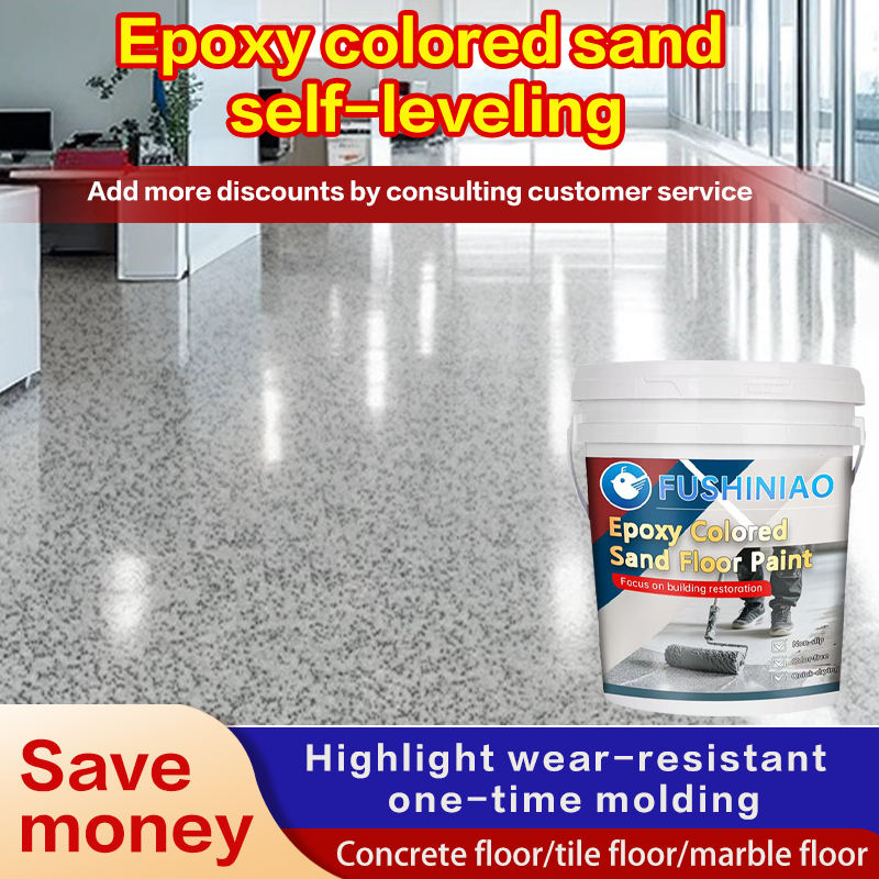 Self-leveling Epoxy Colored Sand Floor Paint Liquid Coating for ...