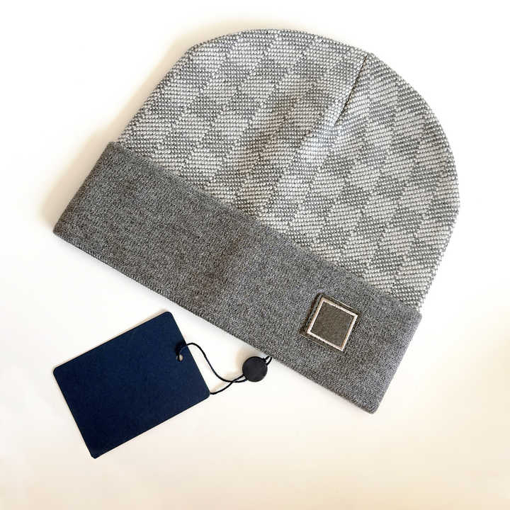 2026 New Custom Logo Luxury Beanies Knitted Hat Designer Winter Bean ...