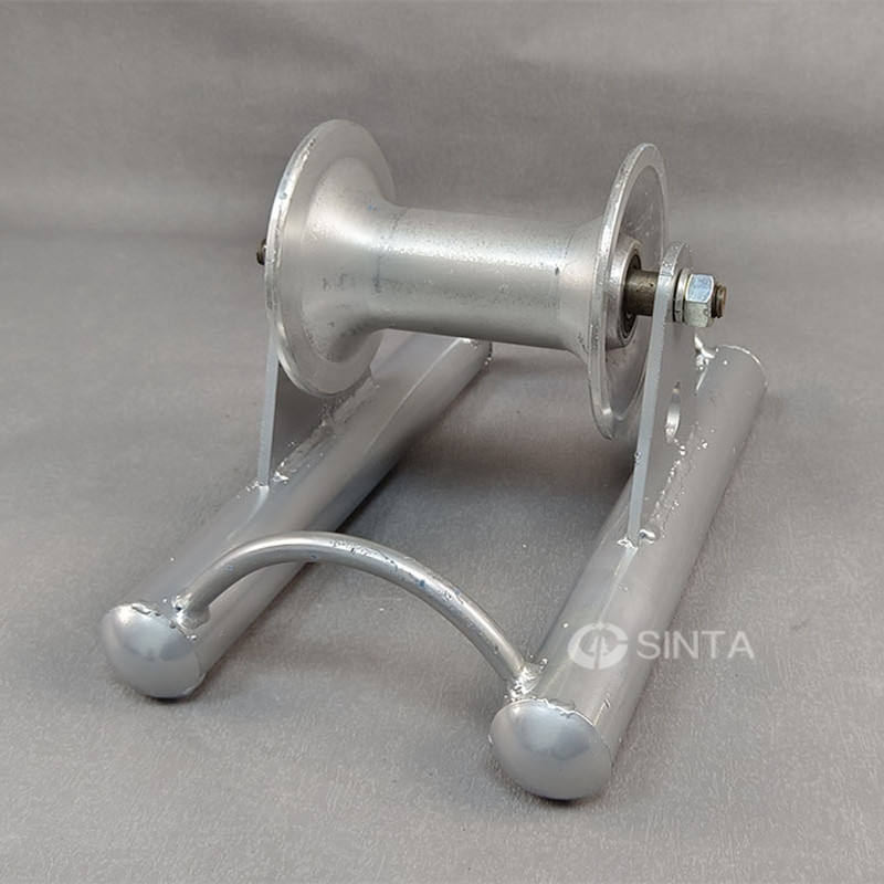 Different Types Ground Cable Roller Pulling Roller with Aluminum Alloy ...